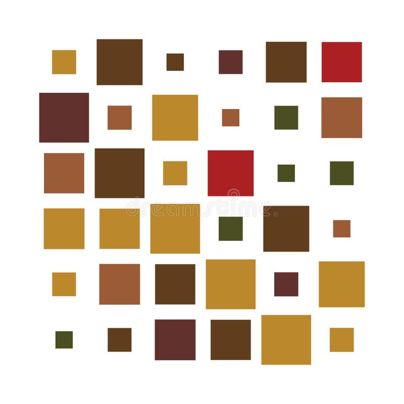 6x6 Cube, Square Geometric Arrangement. Square Illustration Stock ...