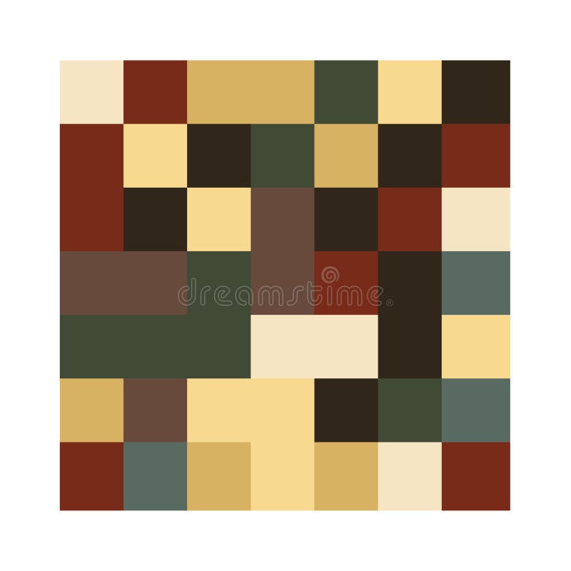 7x7 Cube, Square Geometric Arrangement. Square Illustration Stock ...