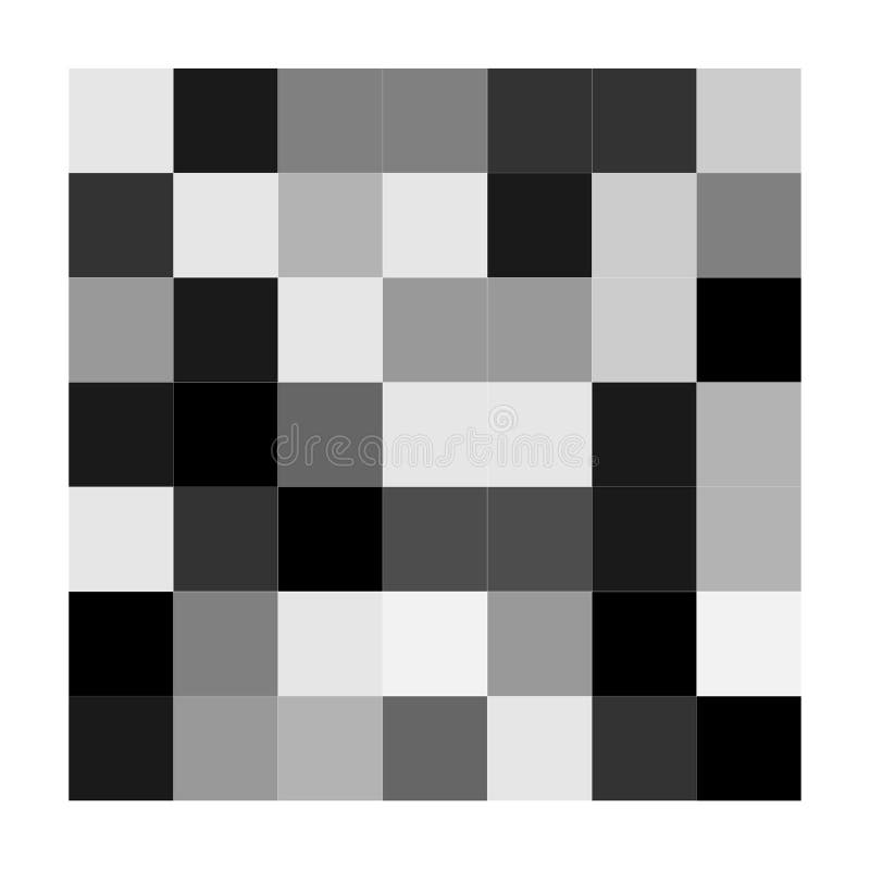 7x7 Cube, Square Geometric Arrangement. Square Illustration Stock ...