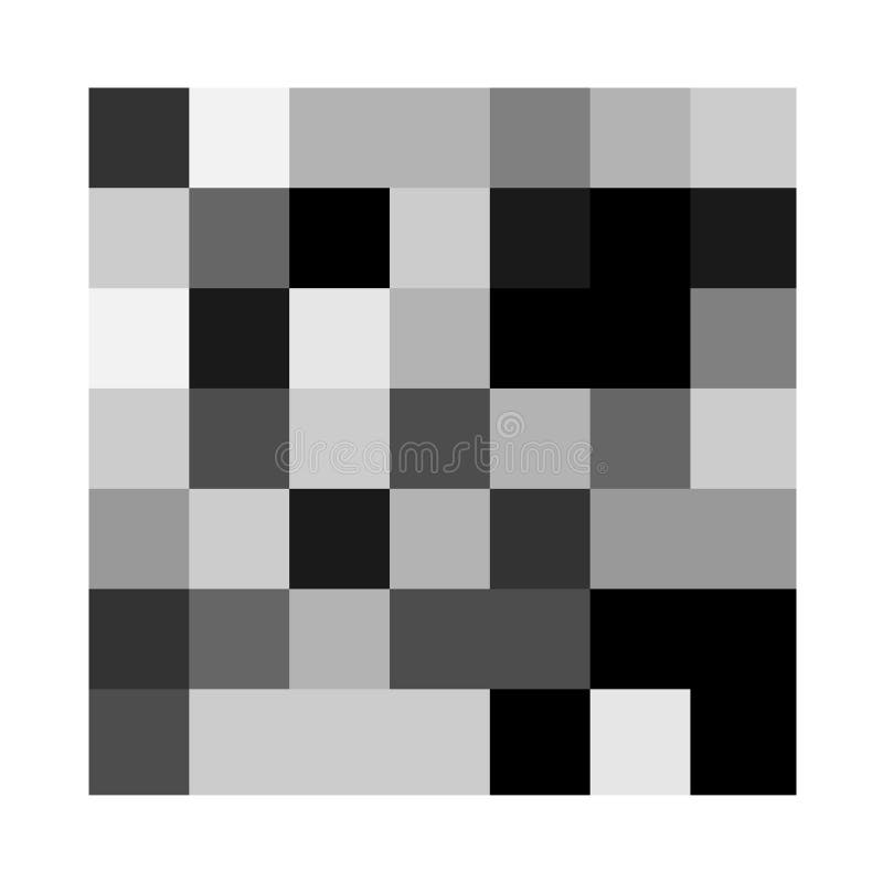 7x7 Cube, Square Geometric Arrangement. Square Illustration Stock ...