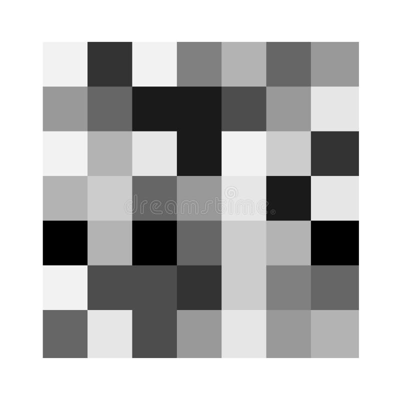 7x7 Cube, Square Geometric Arrangement. Square Illustration Stock ...