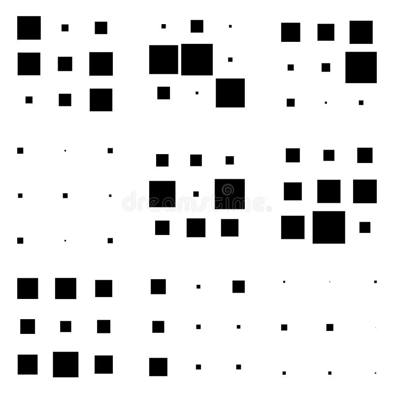 3x3 Cube, Square Geometric Arrangement. Square Illustration Stock ...