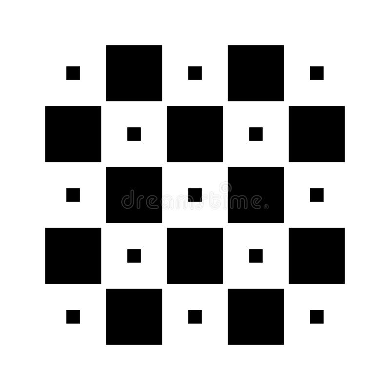 5x5 Cube, Square Geometric Arrangement. Square Illustration Stock ...