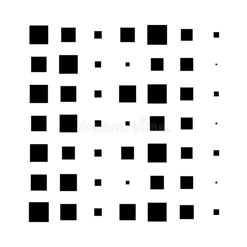 7x7 Cube, Square Geometric Arrangement. Square Illustration Stock ...