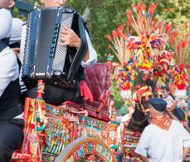Folklore of Italy stock photo. Image of feast, colored - 183643578
