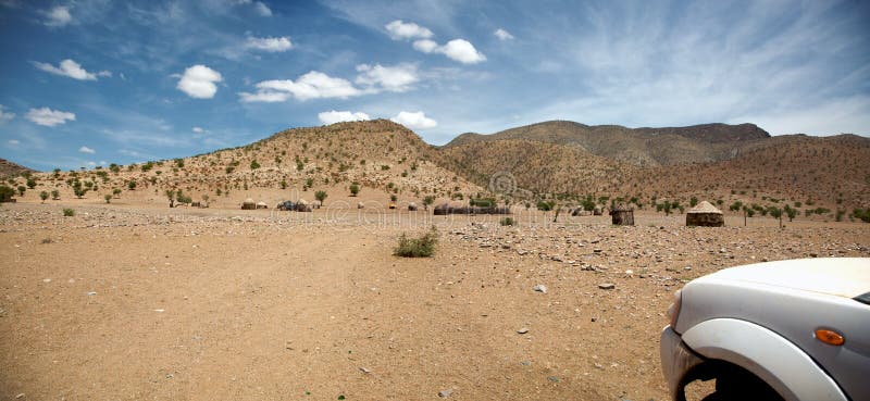 4x4 in the Desert of Namibia - Kaokoland Stock Photo - Image of sand ...