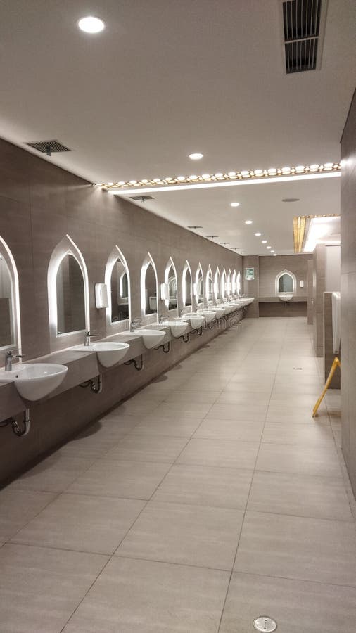 Exquisite Lavatories the Epitome of Luxury Public Restrooms Stock Image ...