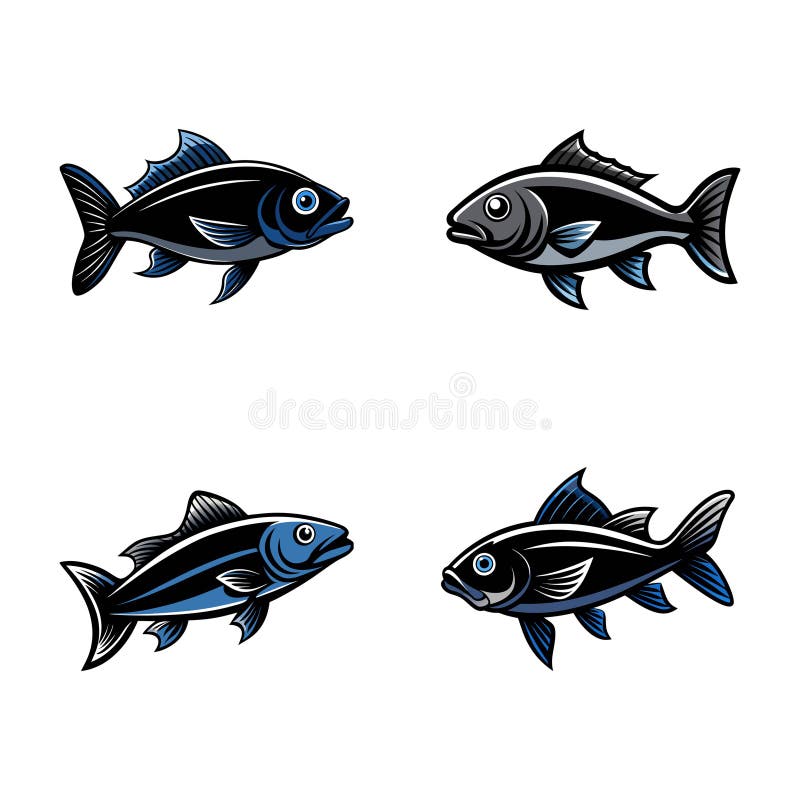 Realistic Vector Fish Icon. Highly Detailed Aquatic Fish Illustration ...
