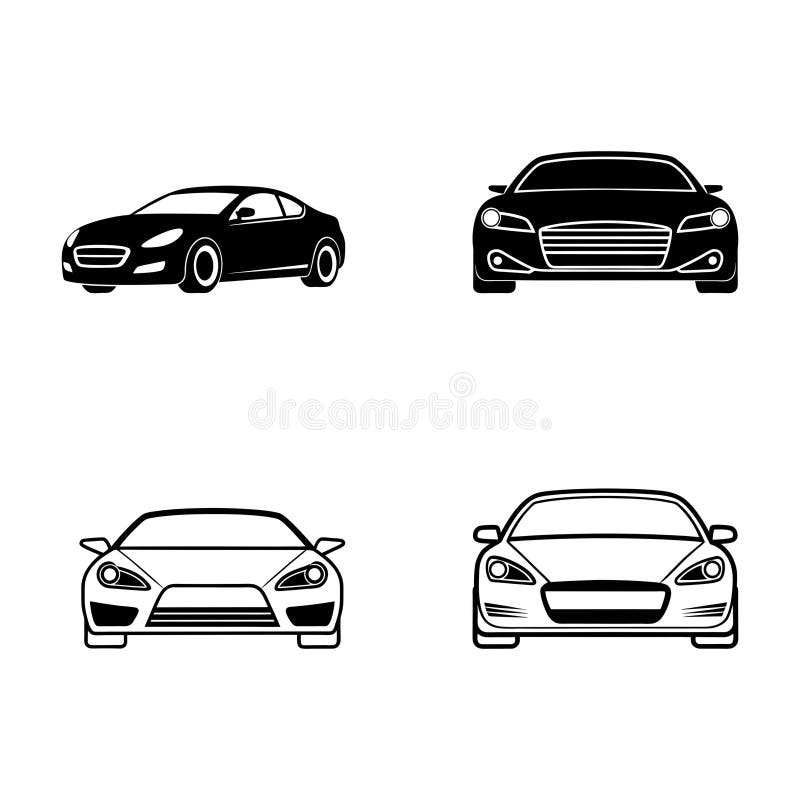 Realistic Modern Car Vector Icon. Sleek Aerodynamic Car Illustration ...