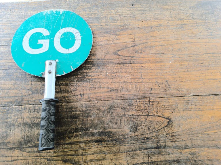 The & X22;GO& X22; Traffic Sign is Usually Used by Security To Regulate ...