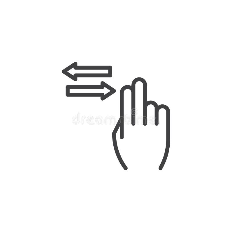 Horizontal Scroll Touch Screen Gesture Vector, Scroll Touch Screen ... Horizontal Scroll Touch Screen Gesture Vector, Scroll Touch Screen ...