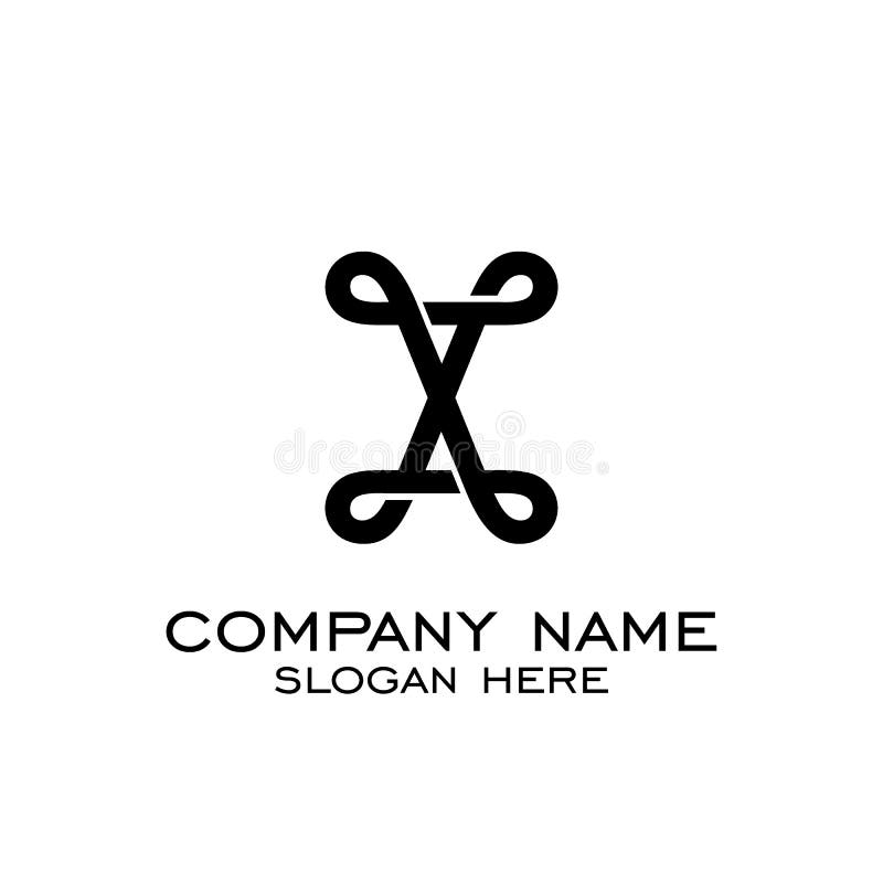 X Letter Logo Design, Infinity Logo, Business Connecting Logo , Vector ...
