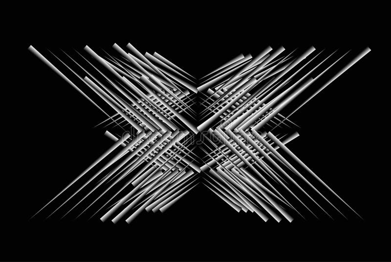X-Lines Abstract Background Stock Vector - Illustration of movement ...