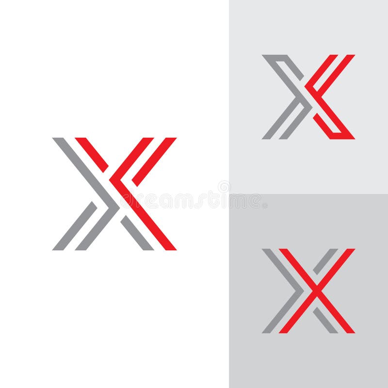 X Logo Design and Template. Creative X Icon Initials Based Letters in ...