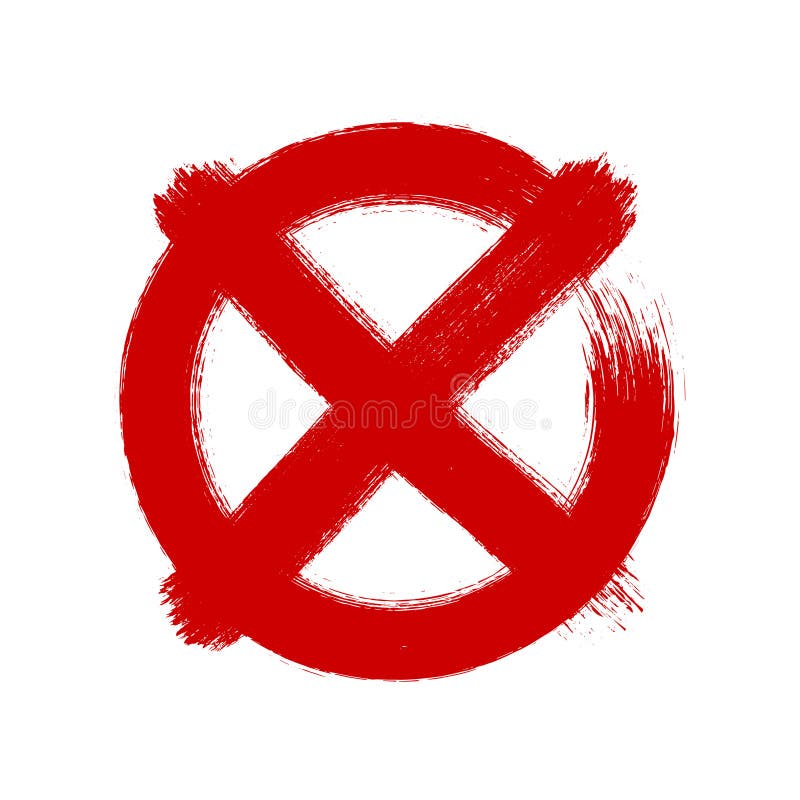 Check Mark in Circle, Brush Draw Style, Illustration Stock Vector ...