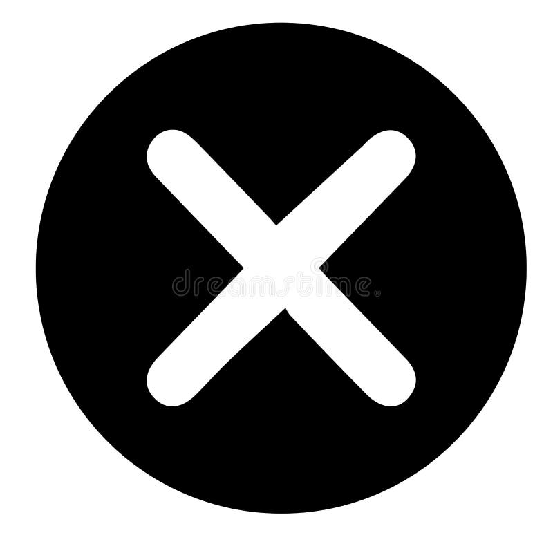 Delete Sign. Red Circle. X.multiply Design Modern Icon Stock Vector ...
