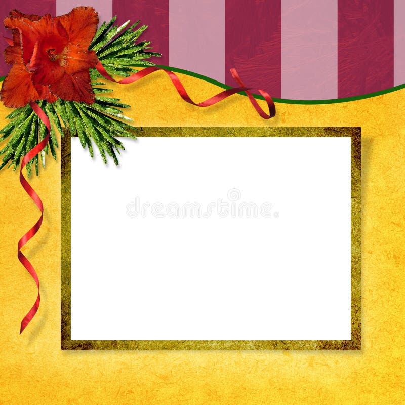 X-mas frame stock illustration. Illustration of party - 12239530