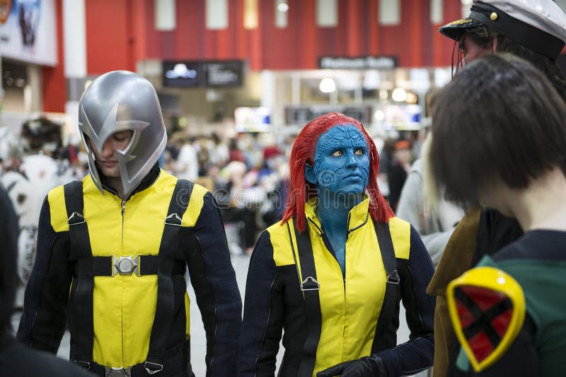 Marvel cosplayers editorial stock image. Image of editorial - 27384454