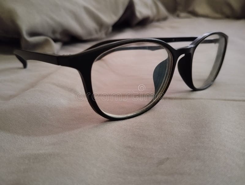 & X22;Minimalist Still Life with Eyeglasses on Soft Fabric& X22; Stock ...