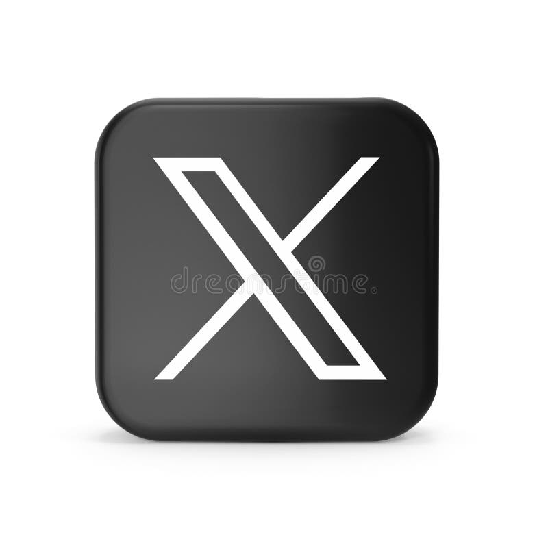 X New Logo Icon Twitter Rebranding Logo of Twitter Editorial Image ...