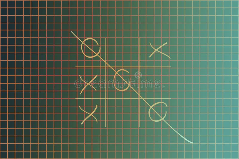 X-O Game stock illustration. Illustration of paper, classroom - 27055385