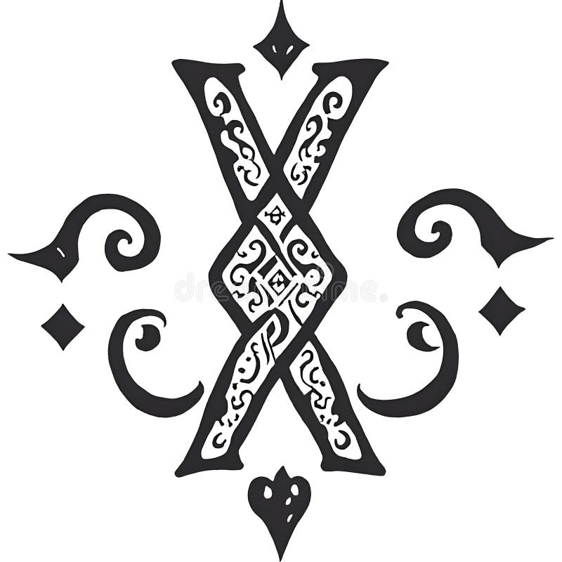 X pattern stock illustration. Illustration of symbols - 344118730