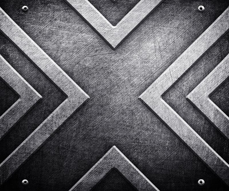 X Pattern on Metal Background Stock Illustration - Illustration of ...