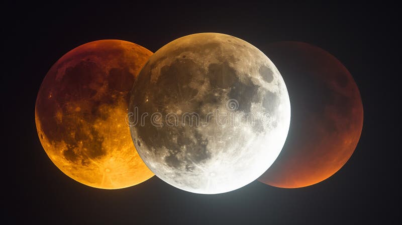 5353X3000 Pixel,300DPI,size 17.5 X 10 INC.Lunar Eclipse Pattern with ...