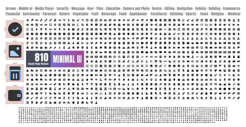 Document Icons 24x24 Pixel Stock Illustrations – 138 Document Icons ...