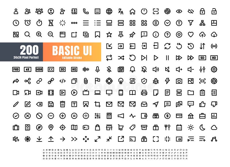 Document Icons 24x24 Pixel Stock Illustrations – 138 Document Icons ...
