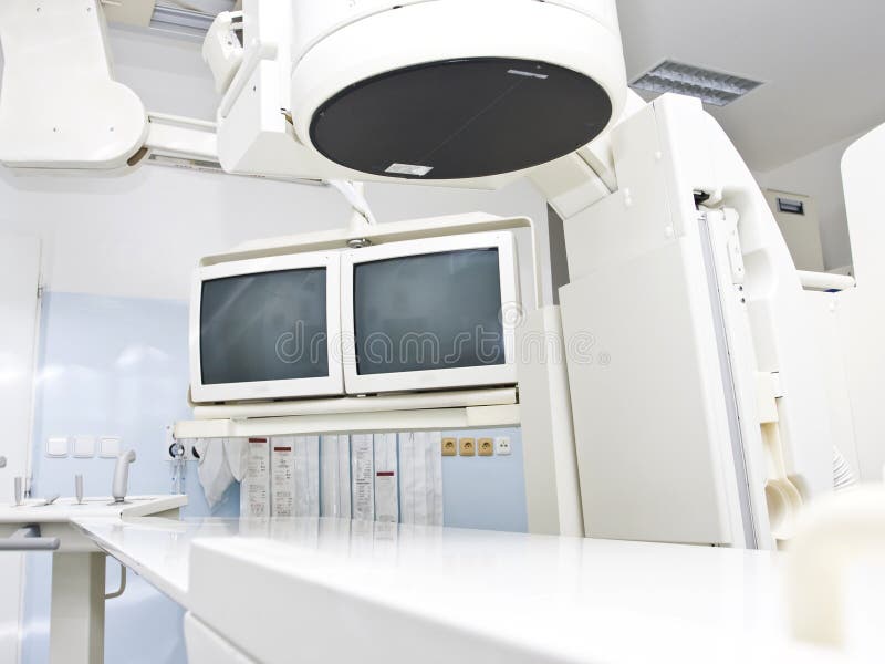 Hospital Room Medical Records Computer Stock Image - Image of data ...