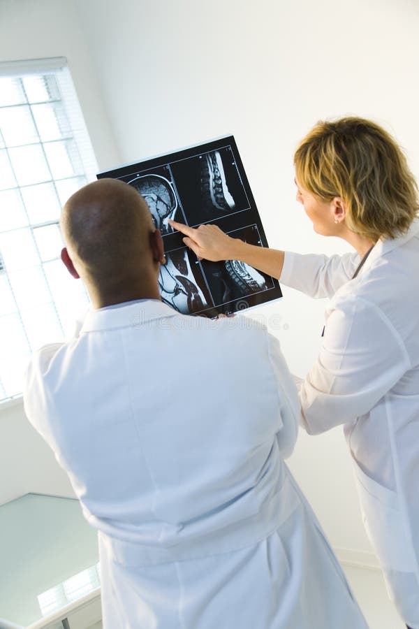X-Ray Analysis stock image. Image of caucasian, clinic - 5645589