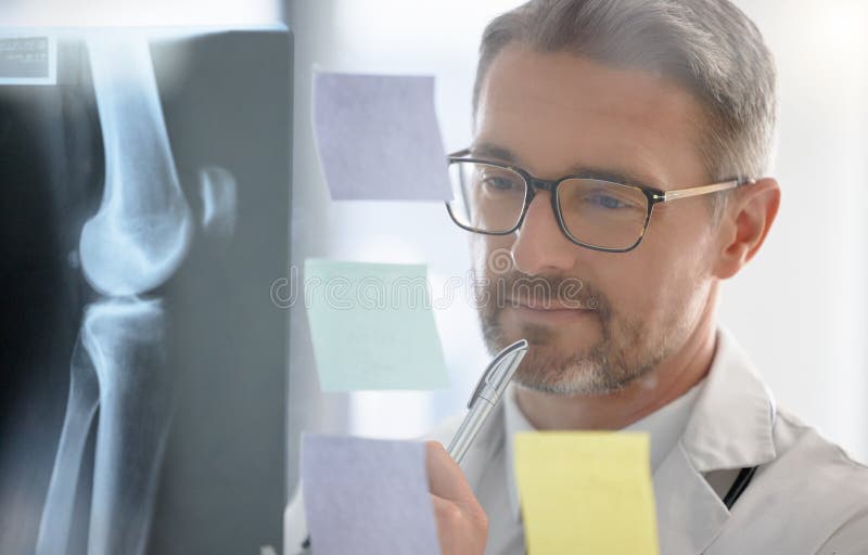 X Ray, Analysis and Doctor Thinking of Healthcare Solution, Problem ...