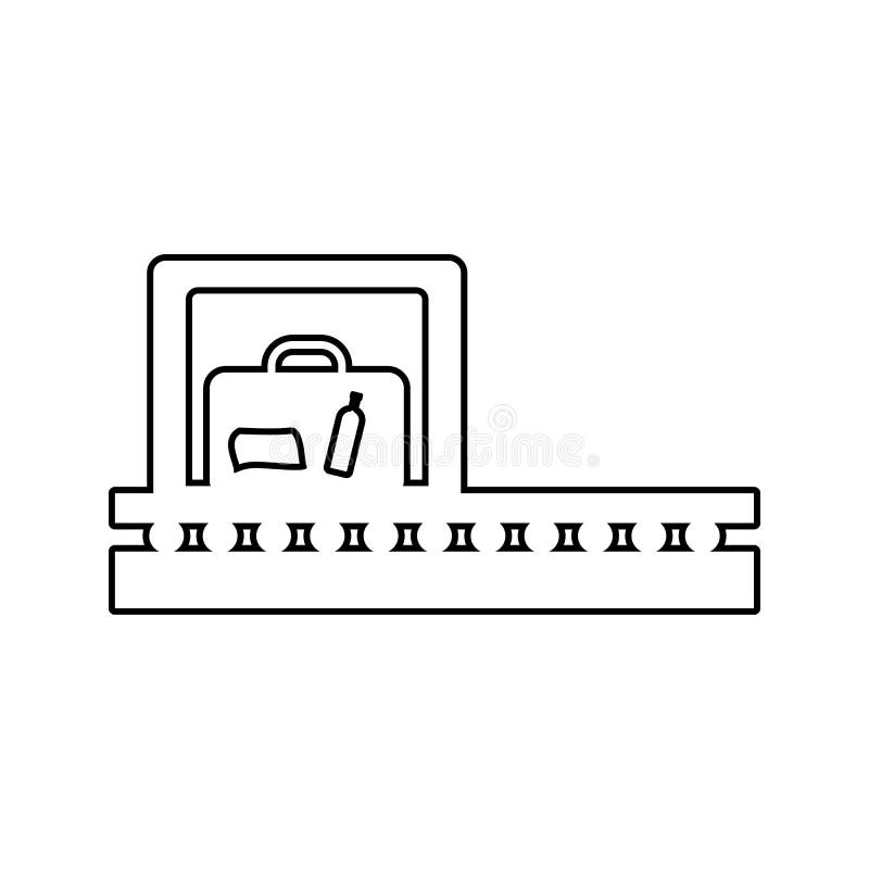 X Ray Baggage Security Check Machine Stock Illustrations – 124 X Ray ...