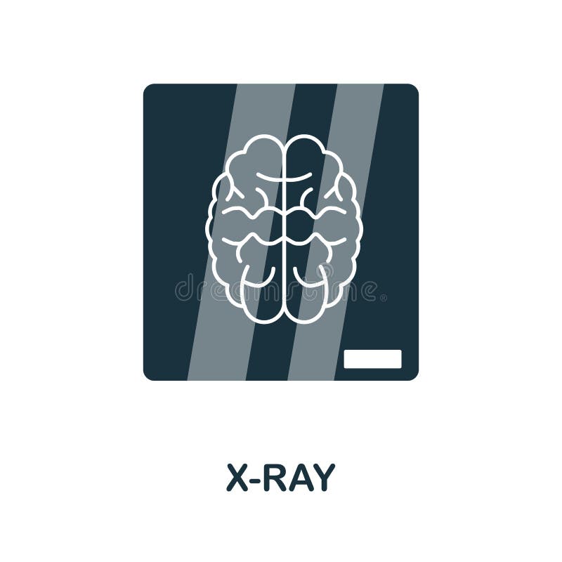 X-Ray Flat Icon. Colored Element Sign from Hospital Collection. Flat X ...