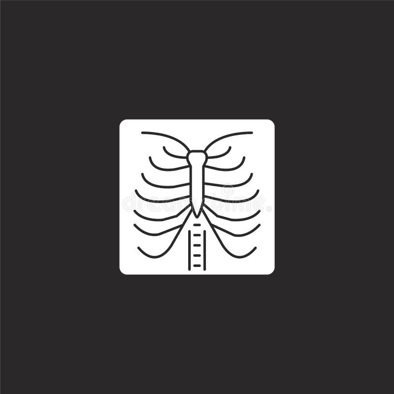 X Ray Icon. Filled X Ray Icon for Website Design and Mobile, App ...