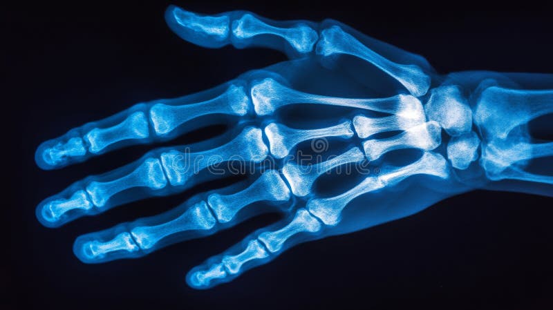 An X-ray Image Displaying the Complex Anatomy and Precise Bone ...