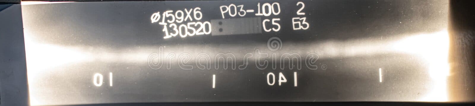 X-ray Image of the Welding Seam with Defects Stock Photo - Image of ...