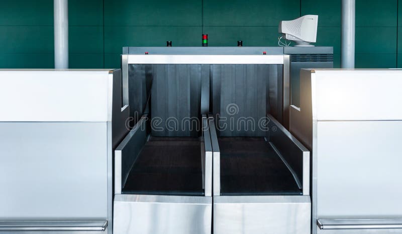 X-ray Machine at the Airport Check Stock Photo - Image of control ...