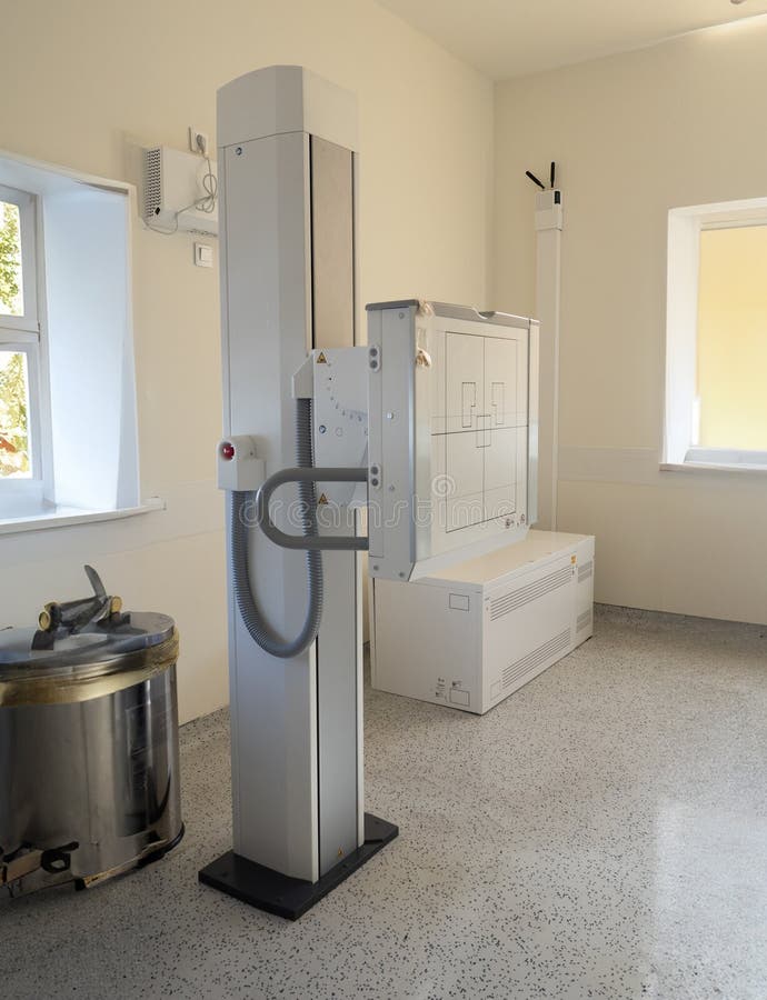 The X-ray Machine is in the Clinic Stock Photo - Image of analyzing ...