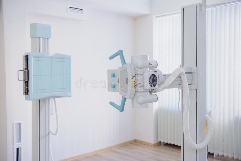 X-ray Machine and Radiology Room Stock Image - Image of medical ...