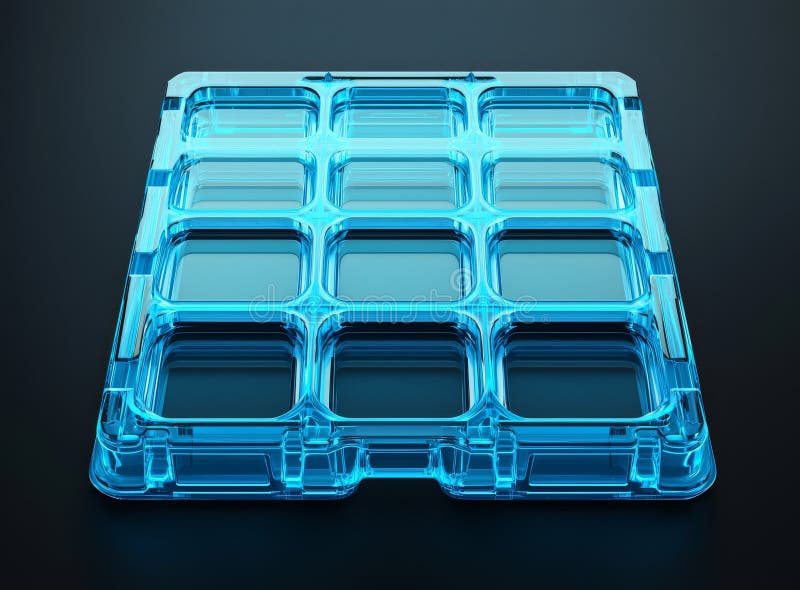 A X-ray of a Pack of Battery Cells for an Electric Car Stock Photo ...