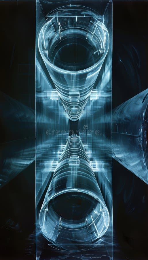 X-Ray of Pipeline Structure for Industrial Inspection and Maintenance ...