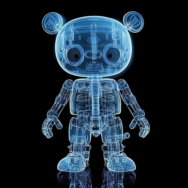 The X-ray Robotic Assistant or the Artificial Intelligence Robot Stock ...