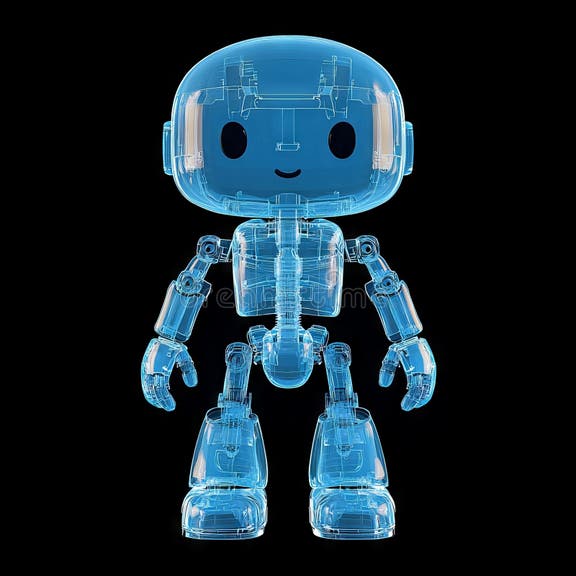 X-ray Robots or Robots with Artificial Intelligence Stock Photo - Image ...