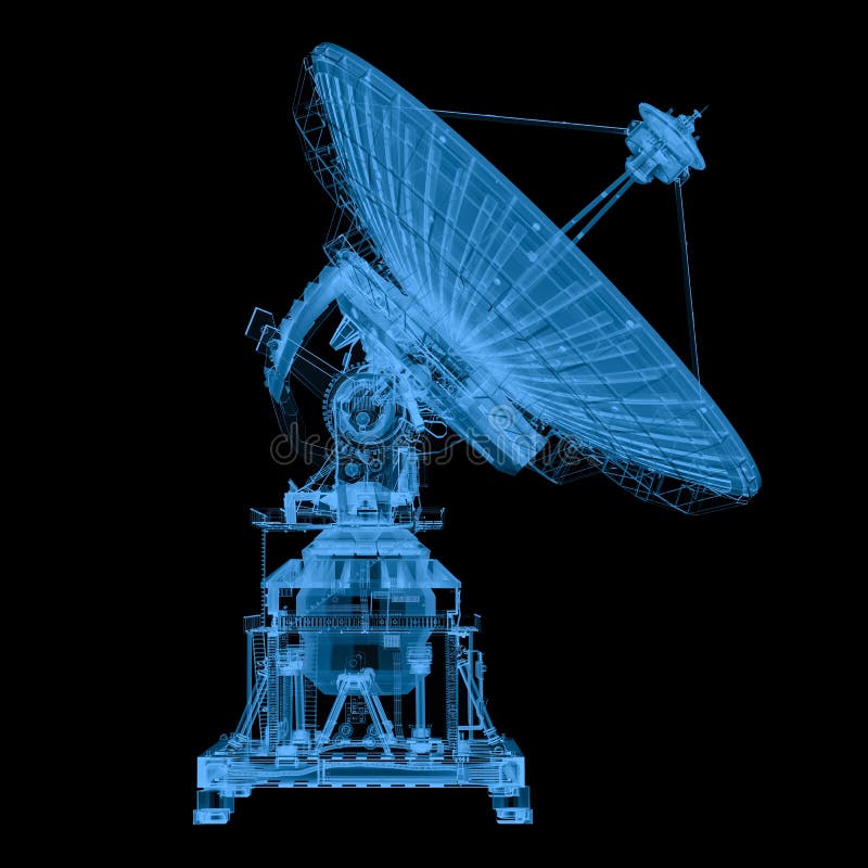 Satellite - Isolated stock illustration. Illustration of industrial ...