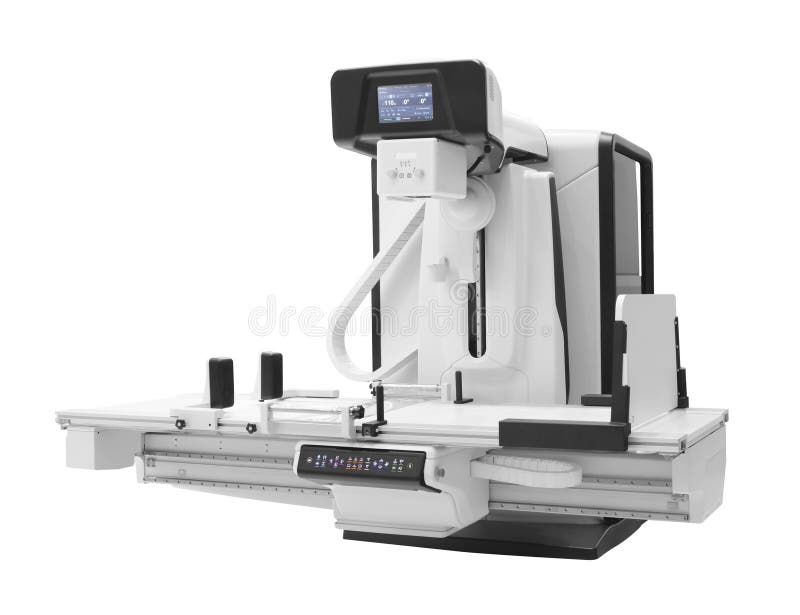 218 X Ray Scan Medical Diagnostic Equipment White Background Stock ...