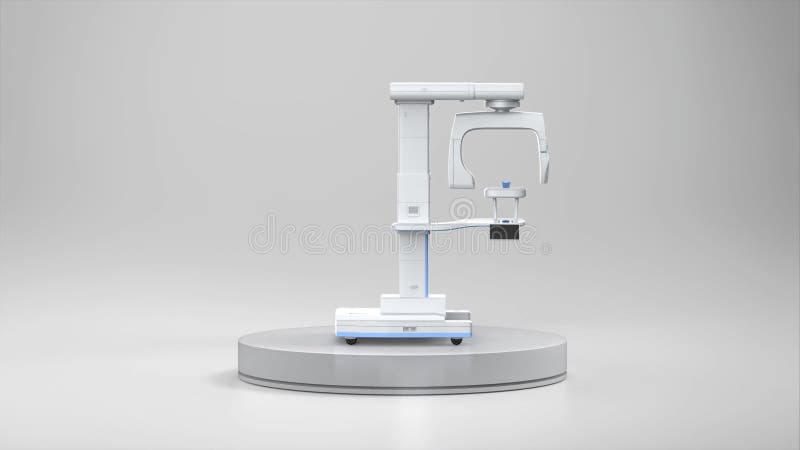 X-ray Scanner Machine for Dental Treatment on Stage Video 4k Stock ...