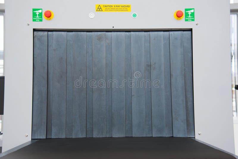 X-ray Scanner at Security Checkpoint Stock Photo - Image of system ...