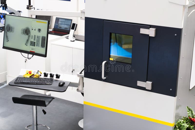 X-ray Sensor Machine. Baggage Check Stock Image - Image of flight, exam ...